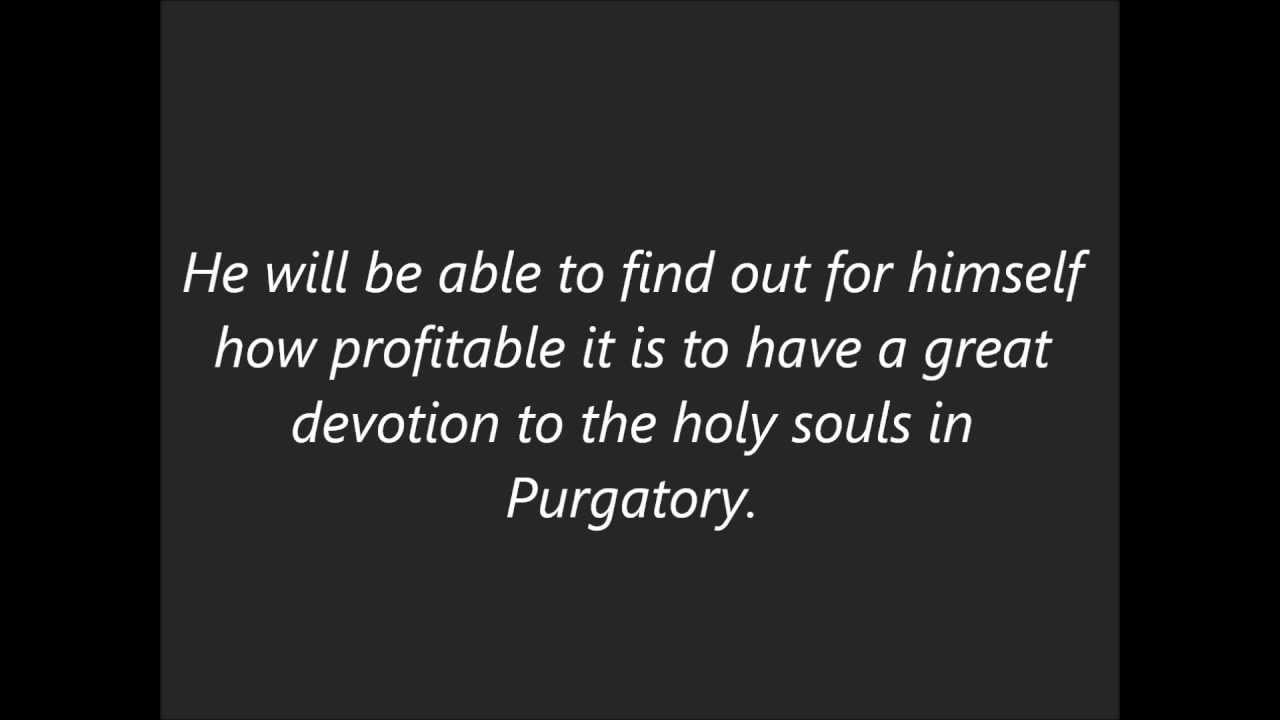 Levels of Purgatory