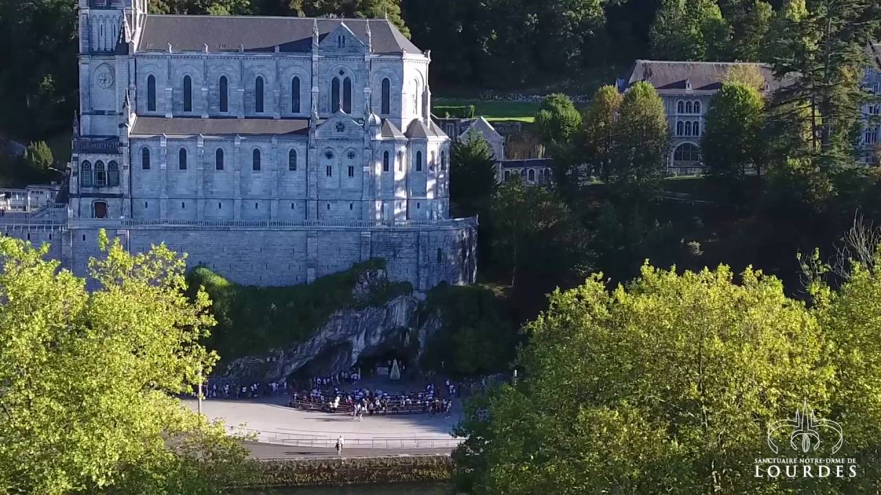 A drones eye view of Lourdes