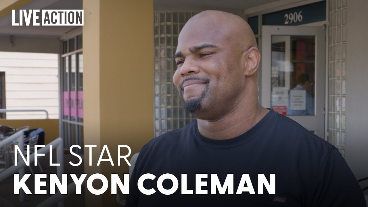 NFL Star Kenyon Coleman Shares Why He's "100% Pro-Life"