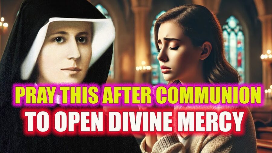 What to Pray After Communion… to Open the Floodgates of Divine Mercy